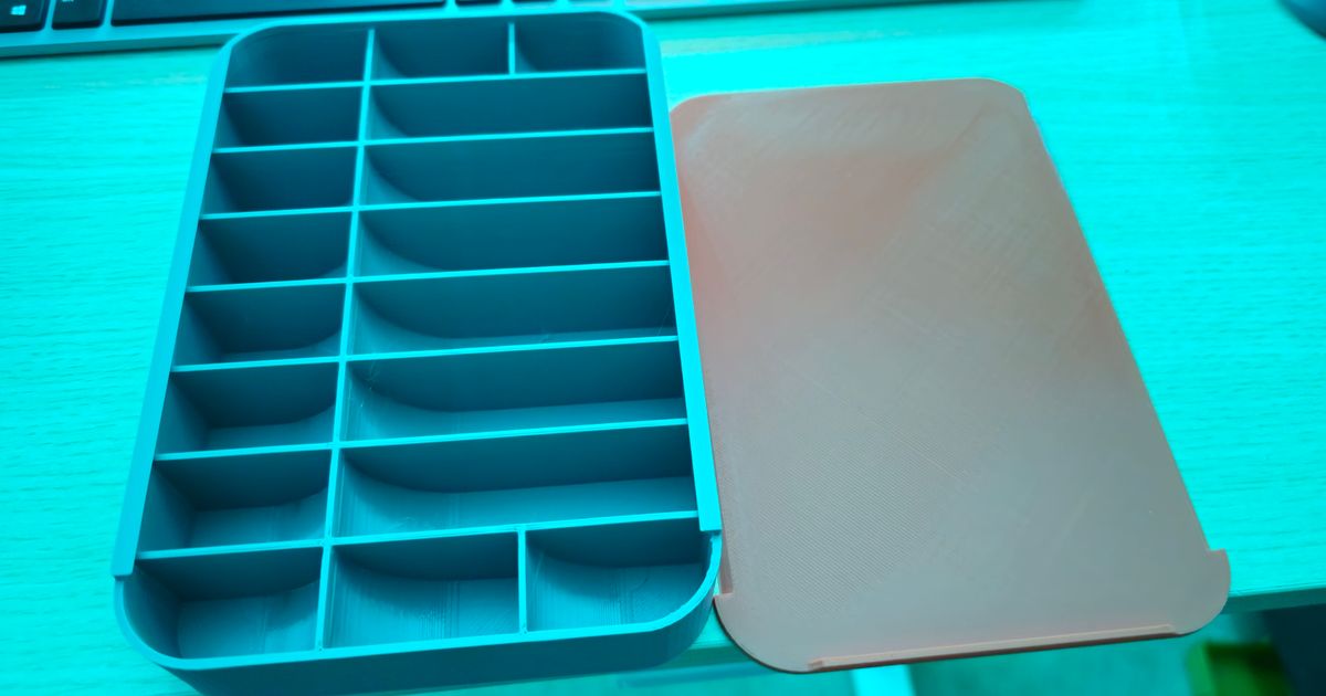 Screws Box with sliding Lid Remix by Chelejeff | Download free STL ...