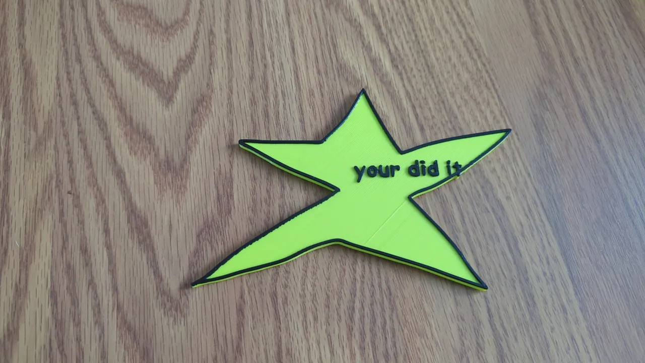 Your Did It star meme award by jmynheir | Download free STL model ...