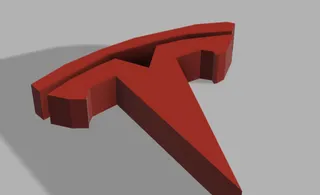 logo tesla by strartrek | Download free STL model | Printables.com