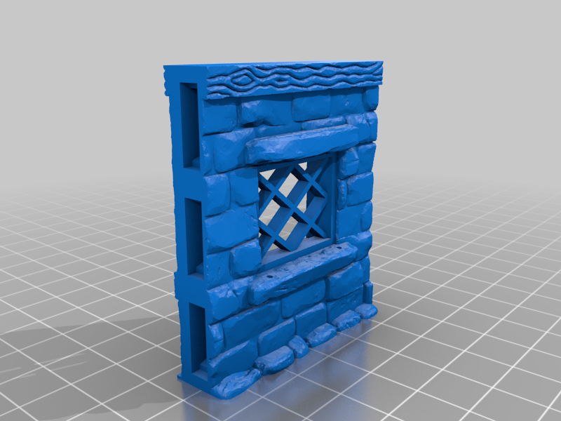 OpenForge 2.0 Facades Stone Brick Windows with movable shutters by ...