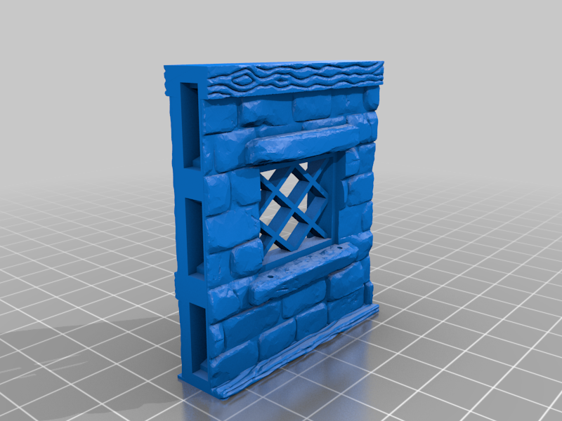 OpenForge 2.0 Facades Stone Brick Windows with movable shutters by ...