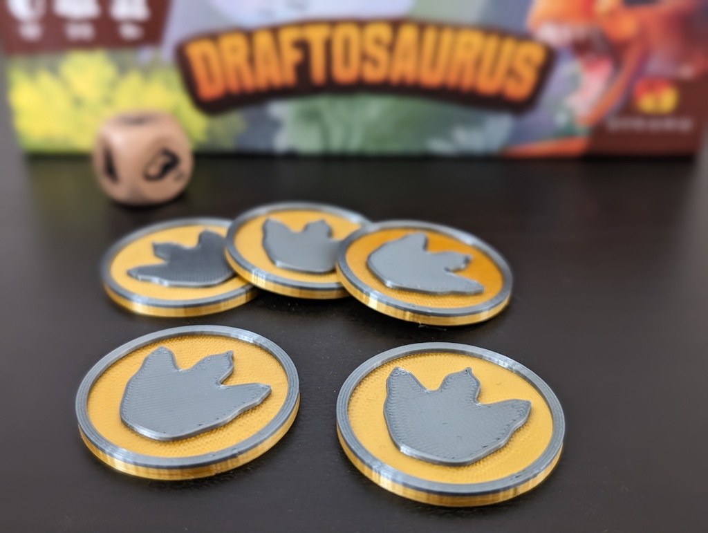 Draftosaurus "Die-Dodging" Variant Token by ShadowLink | Download free ...