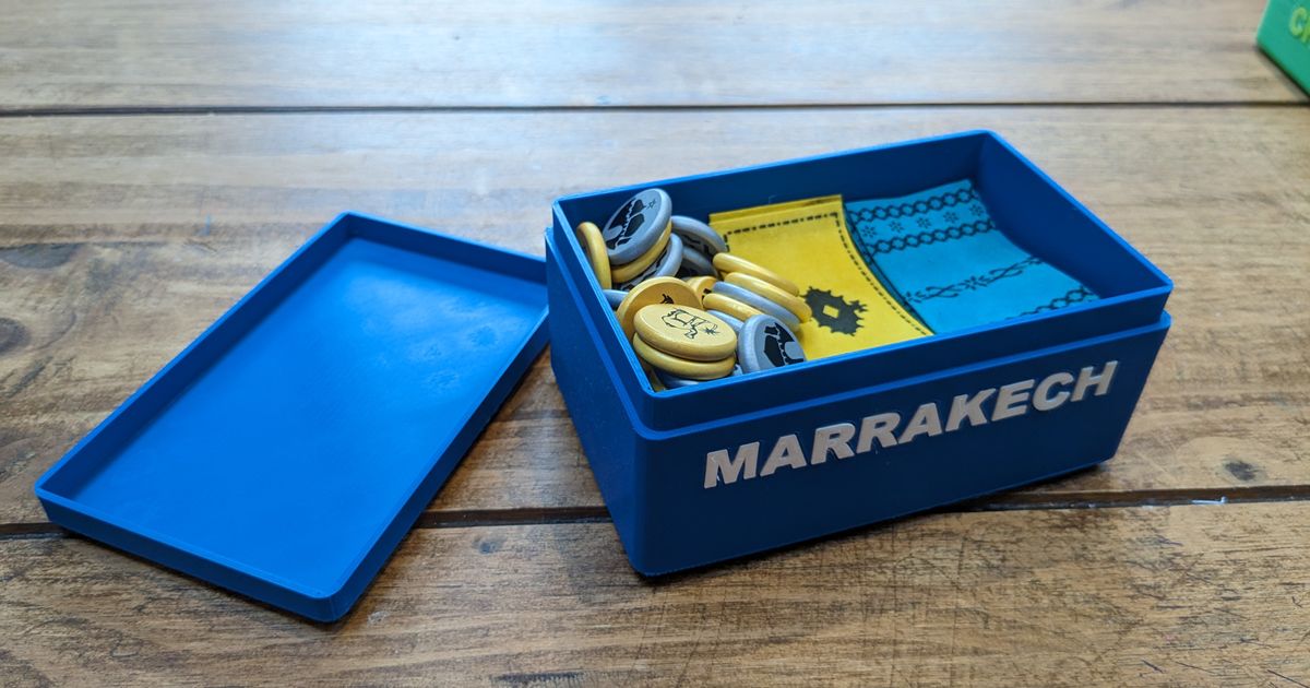 Marrakech Board Game Box by ArsenalFanDan | Download free STL model ...