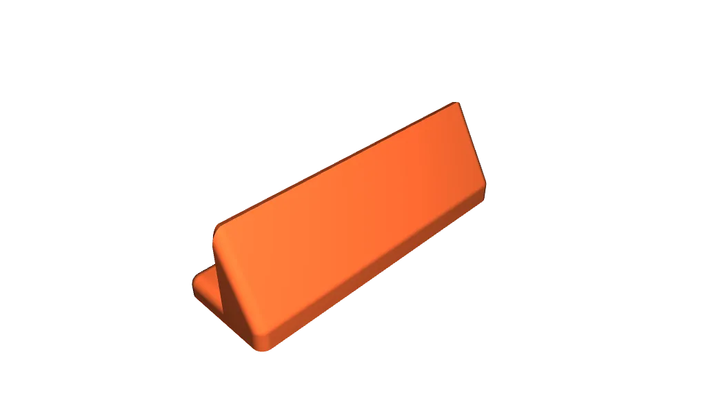 Blank Desk Label by Joel Cork | Download free STL model | Printables.com