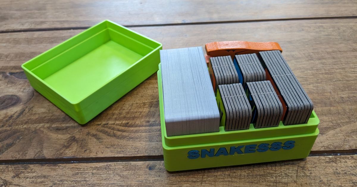 Snakesss Board Game Box by ArsenalFanDan | Download free STL model ...