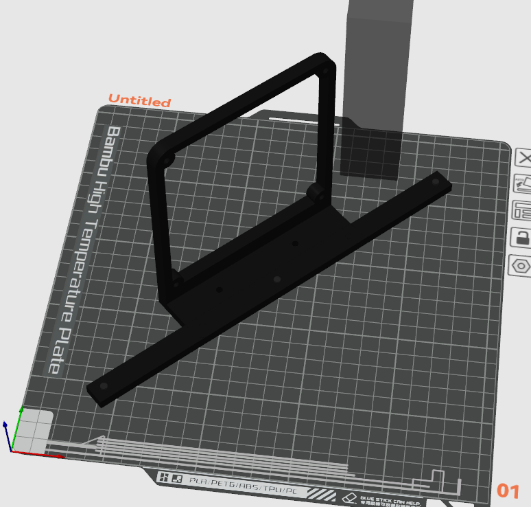 VzBot VZ235 120mm Radiator Mount Bracket by babendums | Download free ...