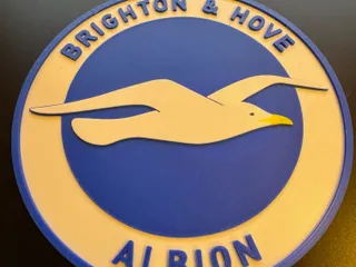 Brighton and Hove Albion Club Badge by kendrickt43 | Download free STL ...