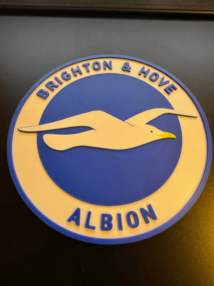 Brighton and Hove Albion Club Badge by kendrickt43 | Download free STL ...