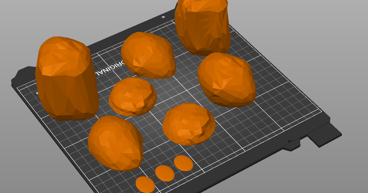 Lowpoly Rocks by Claptomancy | Download free STL model | Printables.com