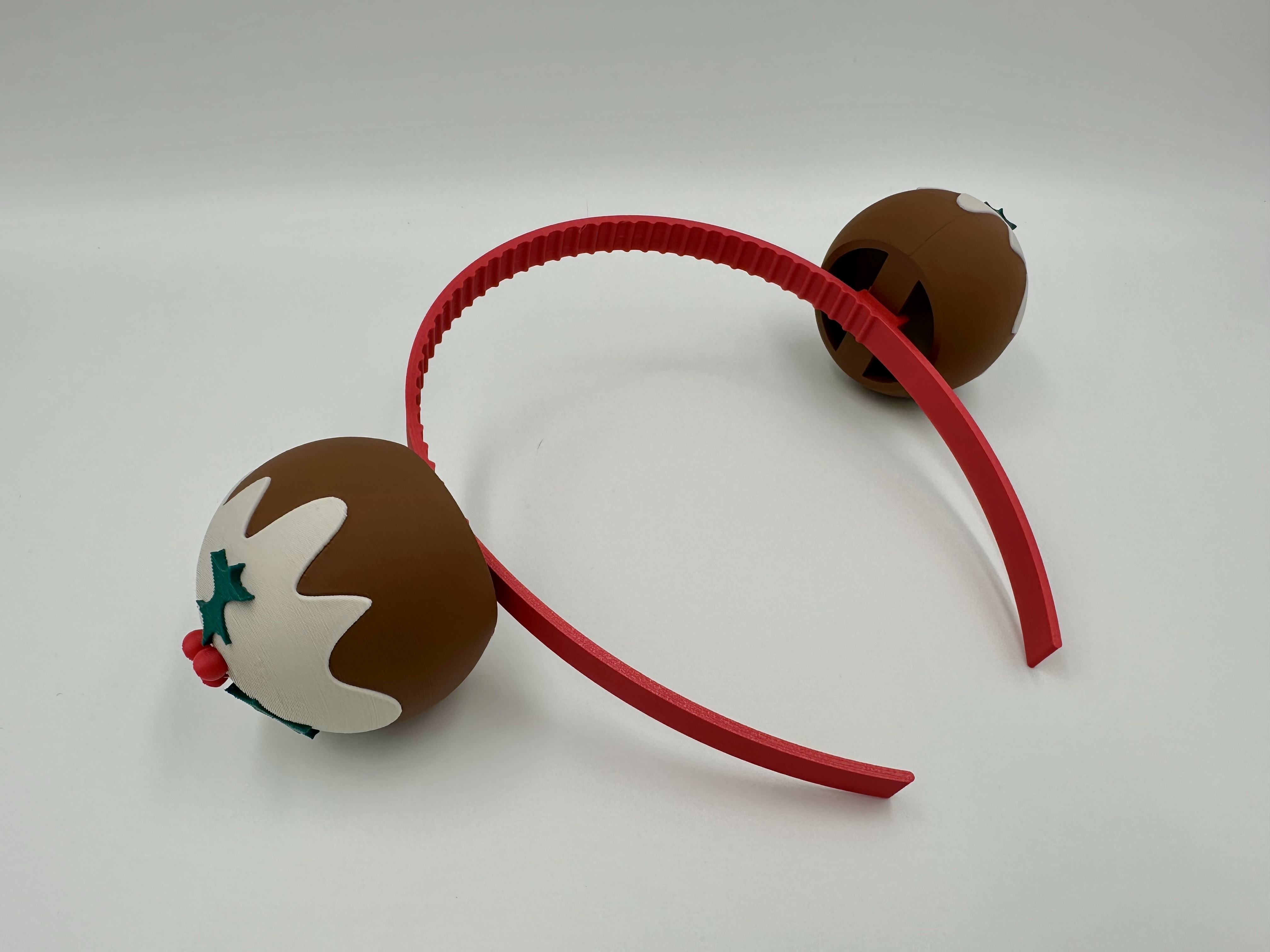 Christmas Pudding Hairband by Fyrby Additive | Download free STL model ...