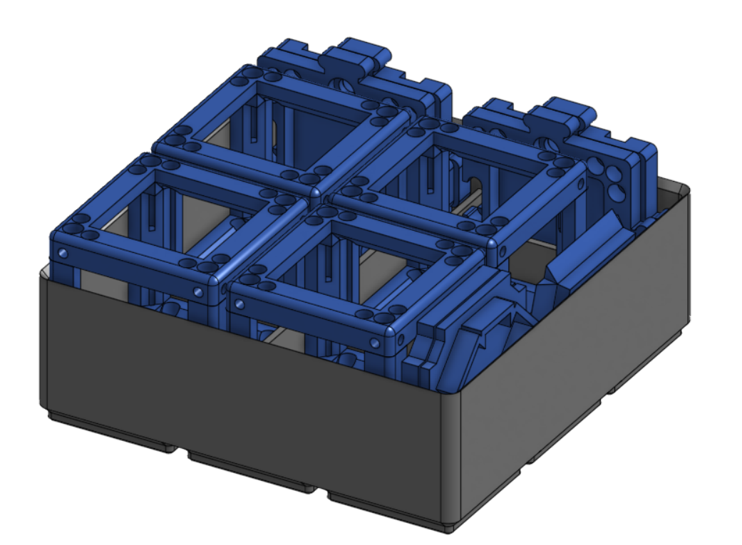 Gridinity orgaisers for UC2 cubes by LIBRE hub | Download free STL ...