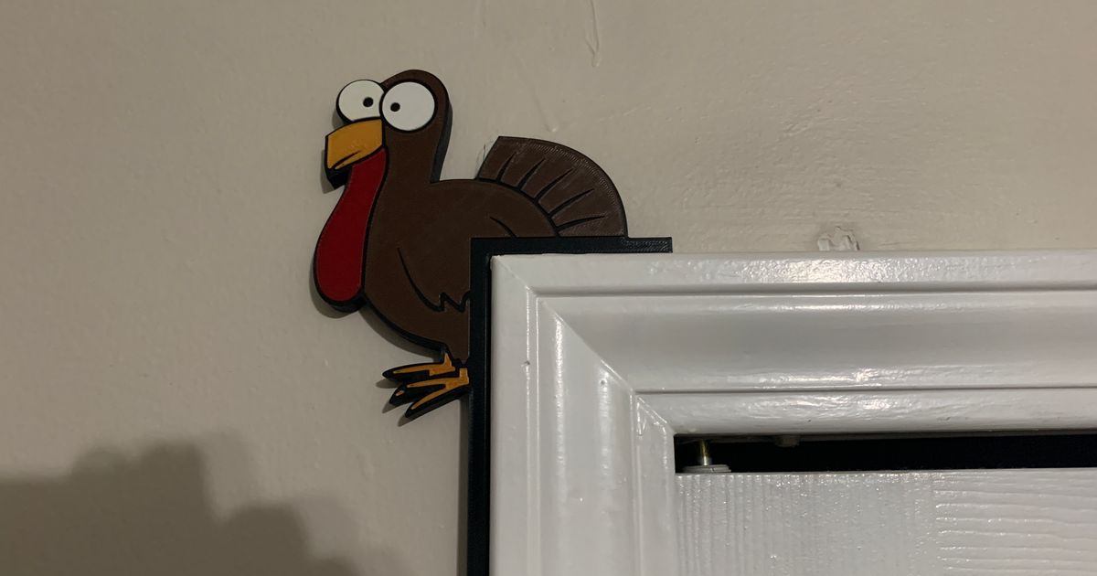 MMU Turkey Door Topper by MattInDetroit | Download free STL model ...
