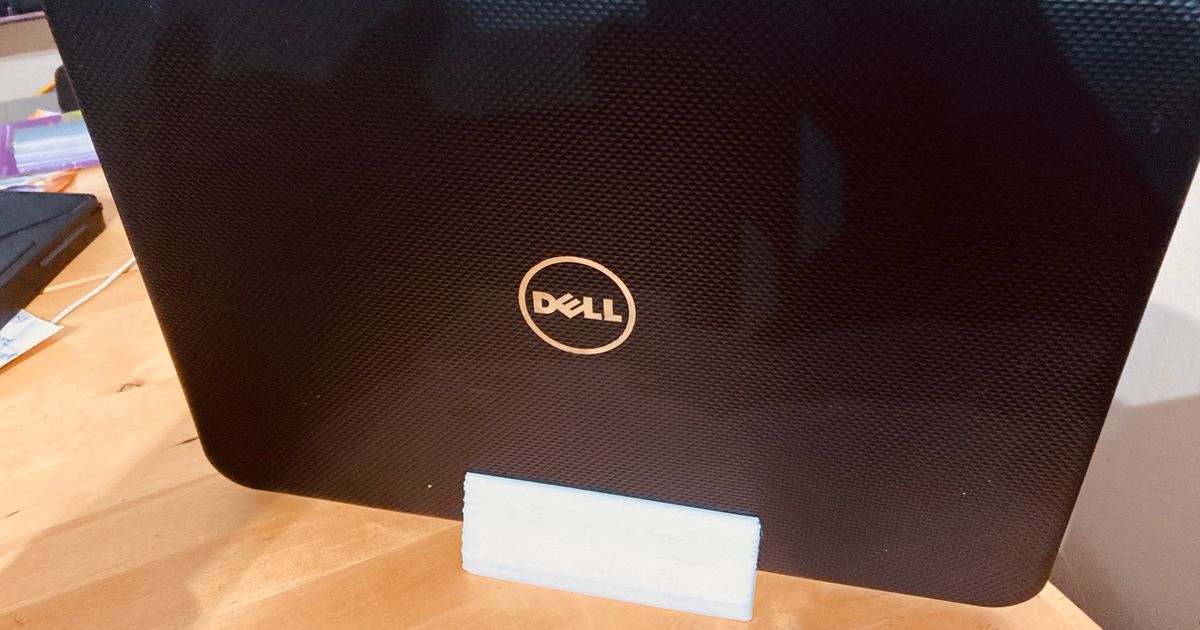 Dell Laptop Stand by dlovett | Download free STL model | Printables.com