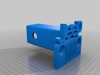 Jeep Tow Hitch Cover by Mattie | Download free STL model | Printables.com