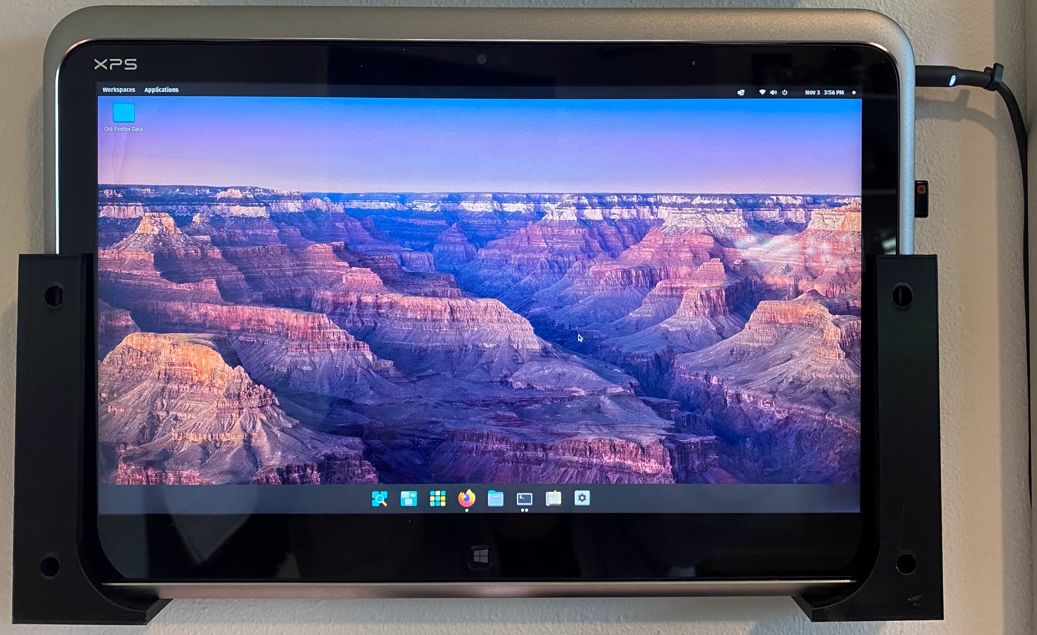 Dell XPS 12 9Q33 convertible laptop wall mount bracket by Jason Gerdes ...