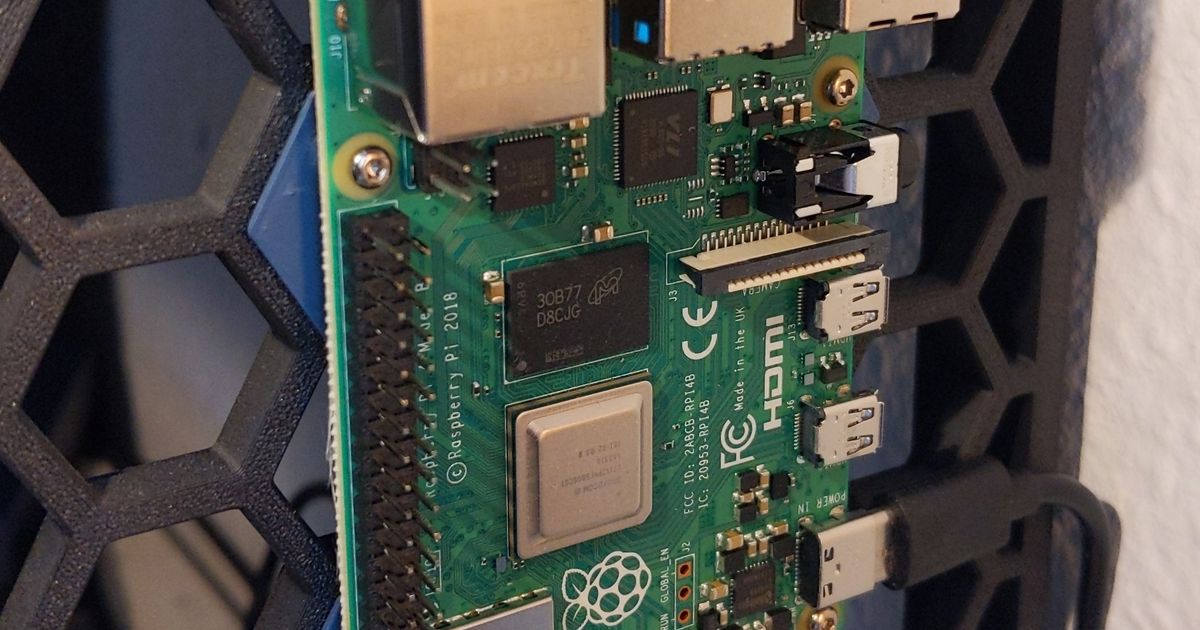 HSW honeycomb storage wall raspberry pi mount by Manuel | Download free ...
