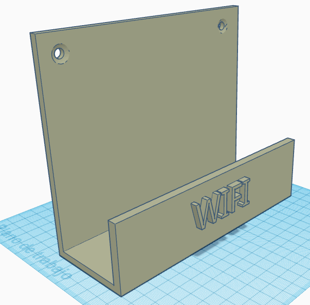 Porta Modem Router by Fabricio Pardo | Download free STL model ...