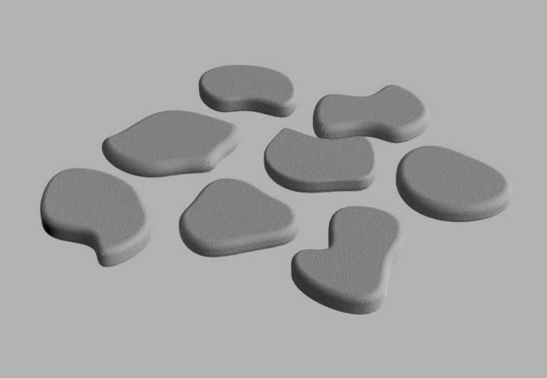 stepping stones for zen garden by razandersen | Download free STL model ...