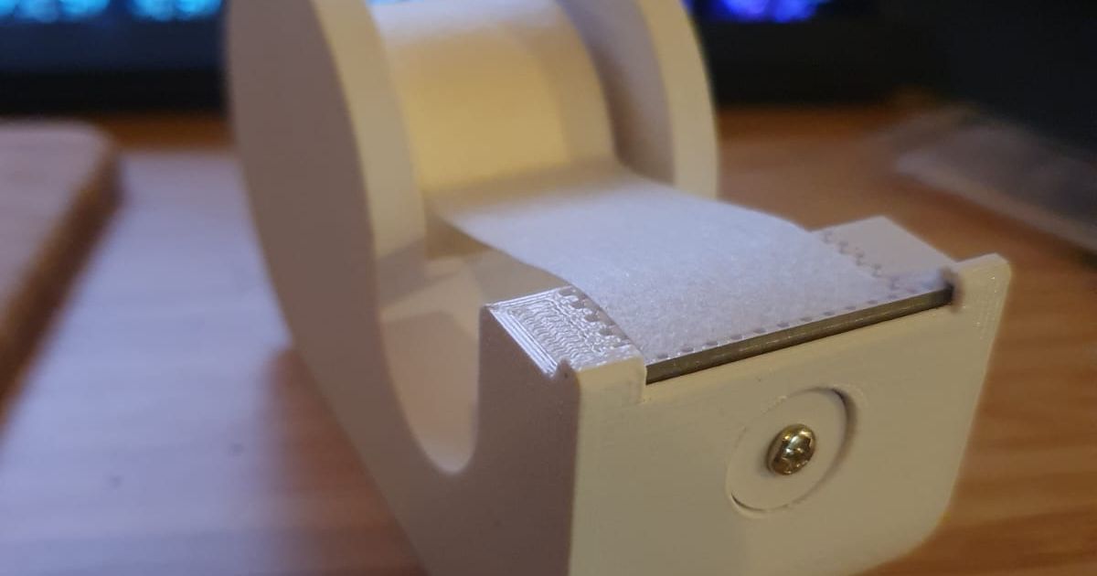 3M Micropore Tape Dispenser by Bubble | Download free STL model ...