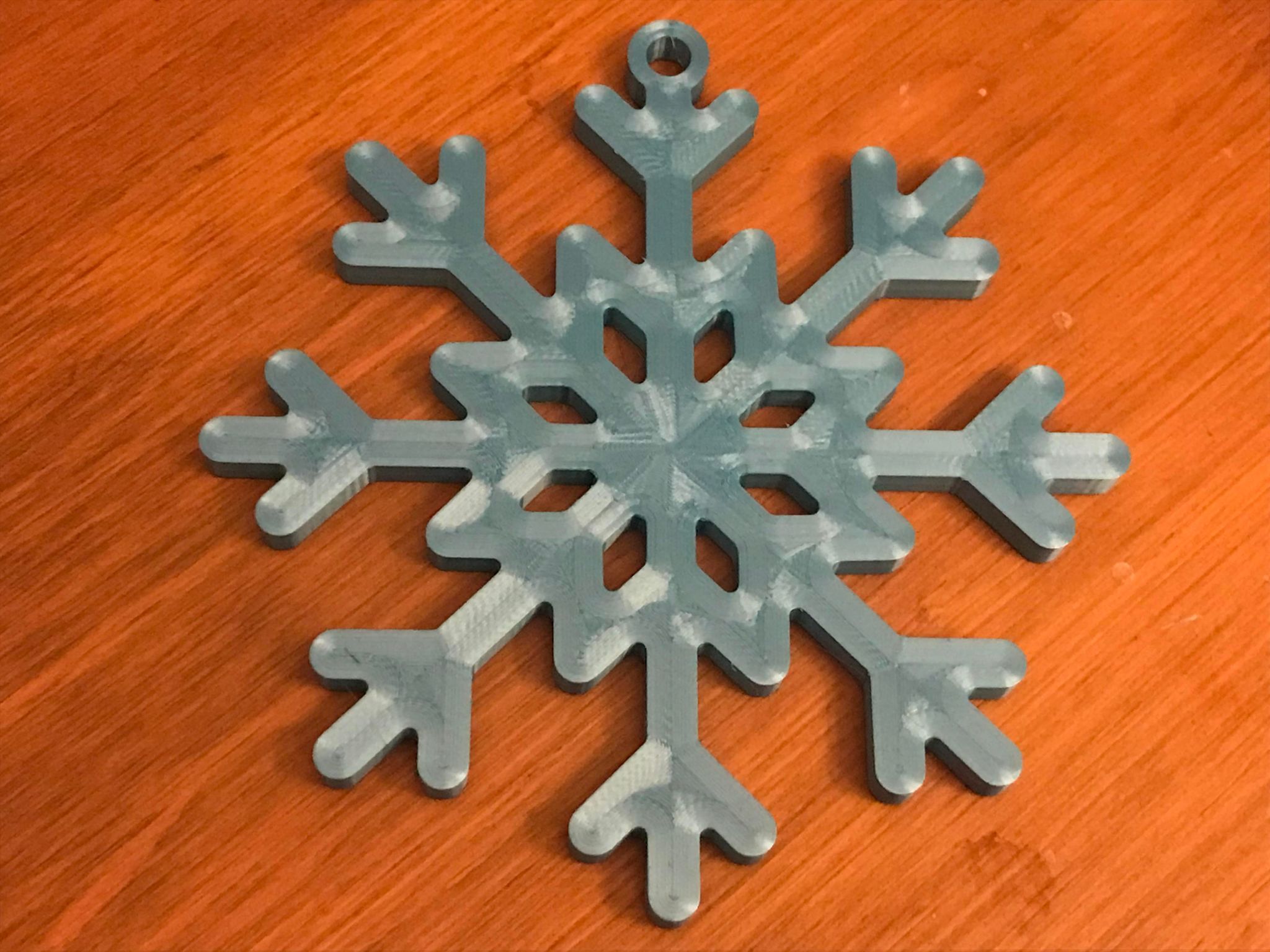 Simple Snowflake Decoration / Ornament by DentedPrinter | Download free ...