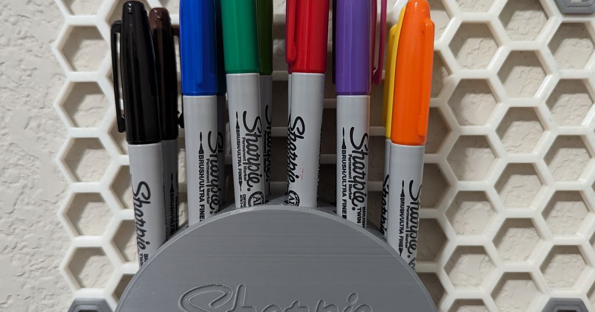 Sharpie Stand at 115% Scale and Honeycomb mount by Tony | Download free ...
