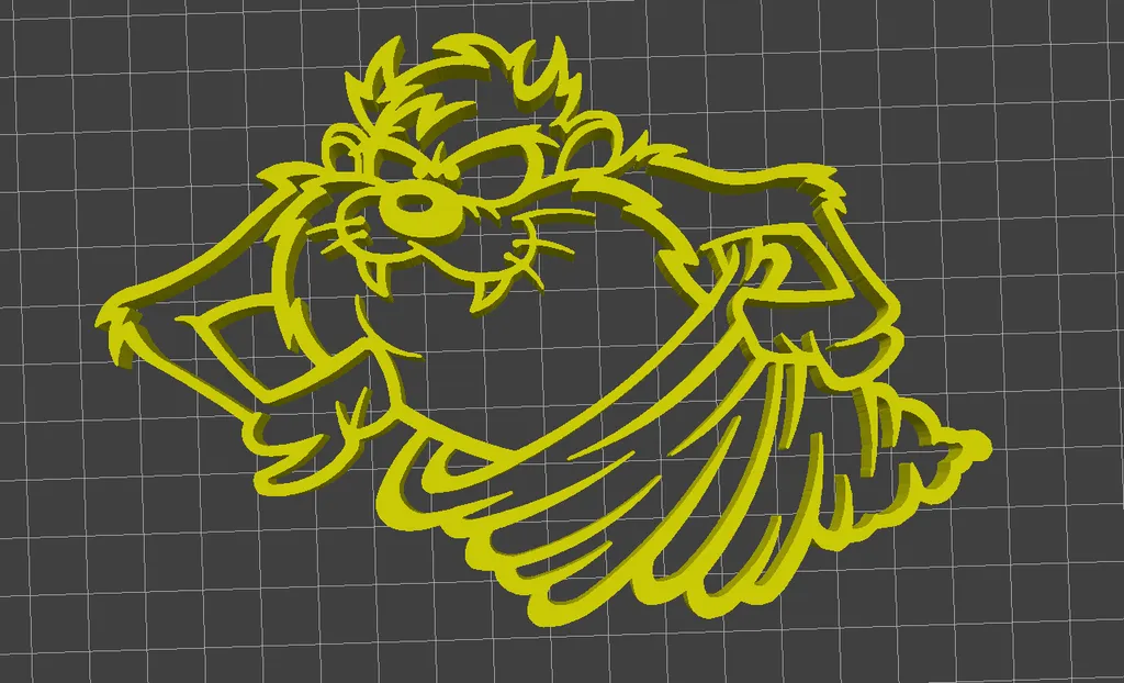 Taz wall art by B&B TECH | Download free STL model | Printables.com