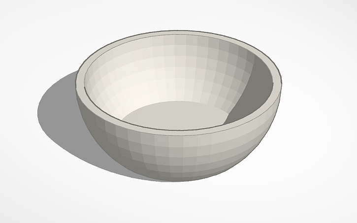 Bowl shaped bowl by Best_codes | Download free STL model | Printables.com