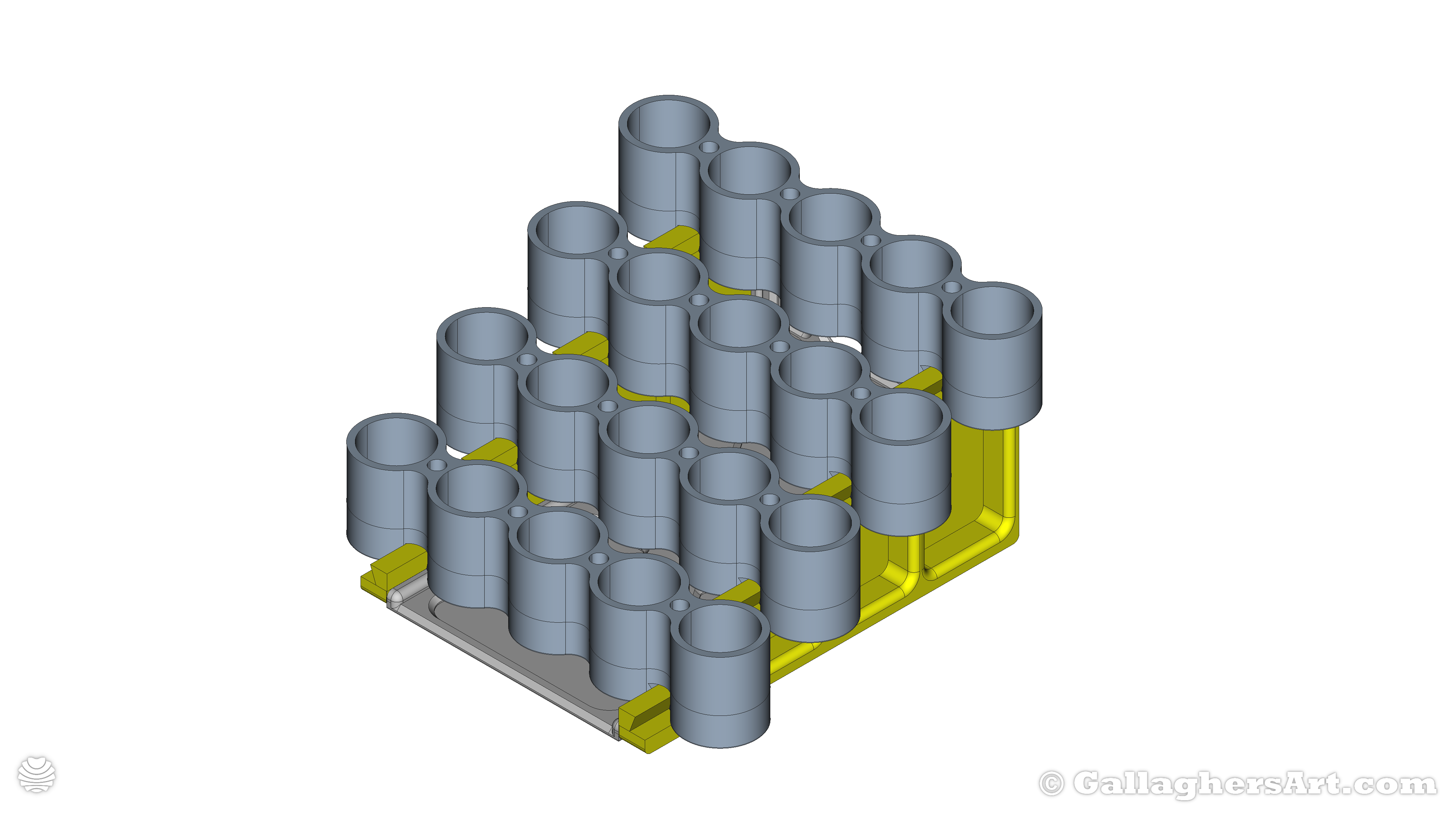 Artist Oil Paint Modules by GallaghersArt | Download free STL model ...