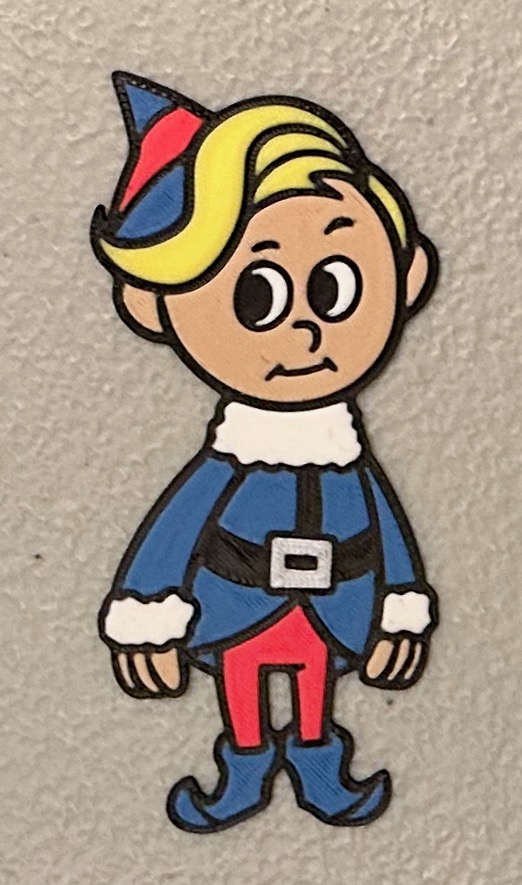 Multicolor Hermey the Elf Magnet by wotfan69 | Download free STL model ...