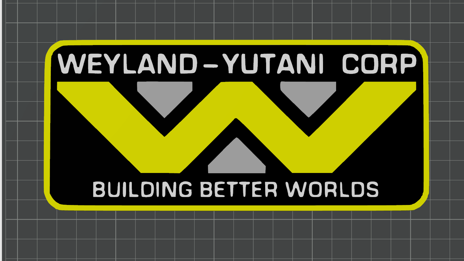 Weyland-Yutani Corp Banner Alien Multi von omegapoint | Kostenloses STL ...