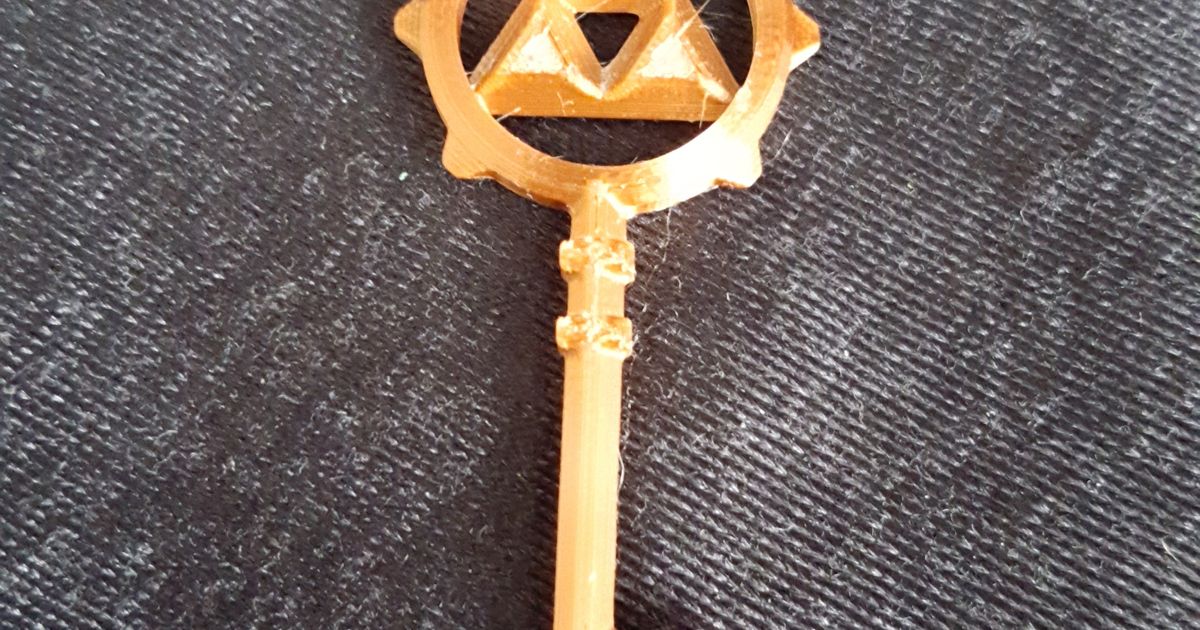 Zelda Triforce key by SmoothDragon | Download free STL model ...