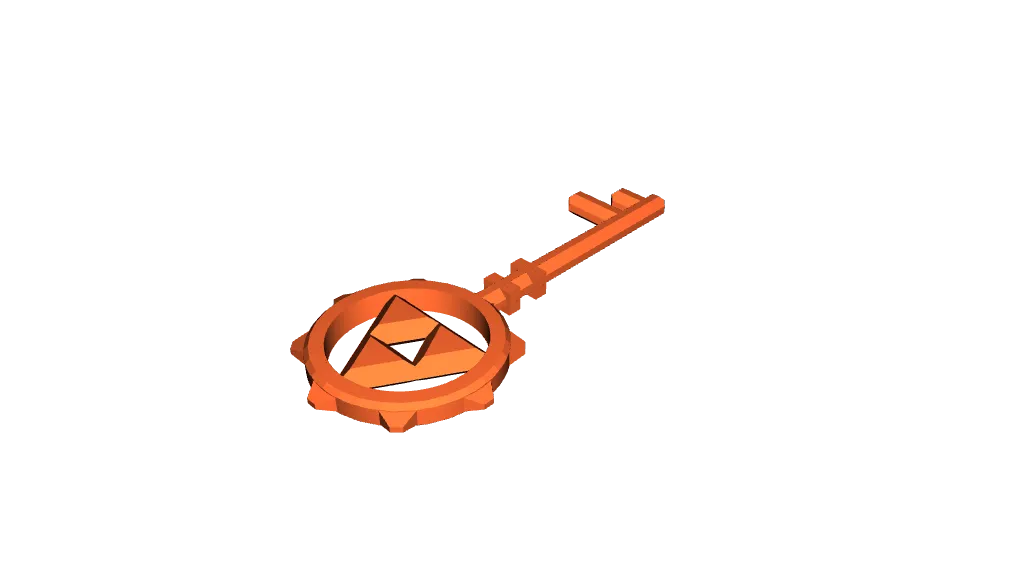 Zelda Triforce key by SmoothDragon | Download free STL model ...