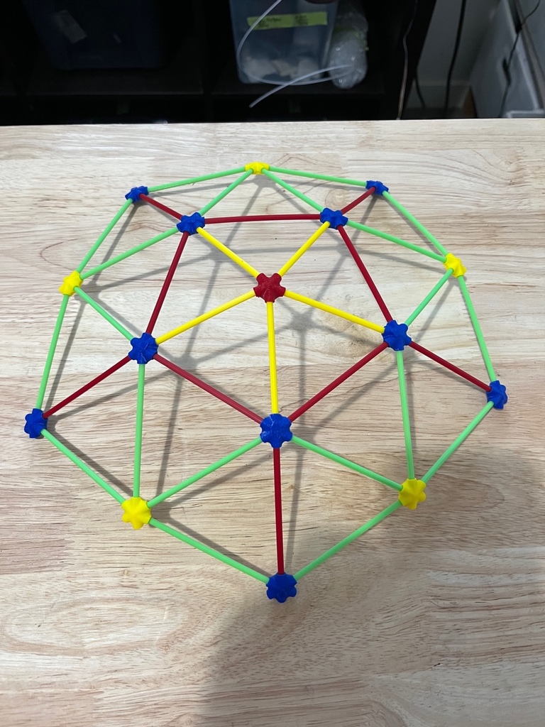 Geodesic Dome 3V Model por Rittai 3D Design | Descargar modelo STL ...