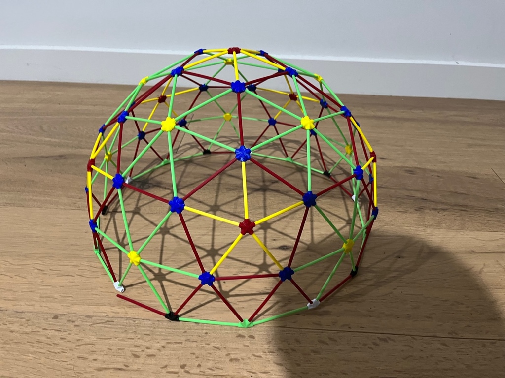 Geodesic Dome 3V Model por Rittai 3D Design | Descargar modelo STL ...