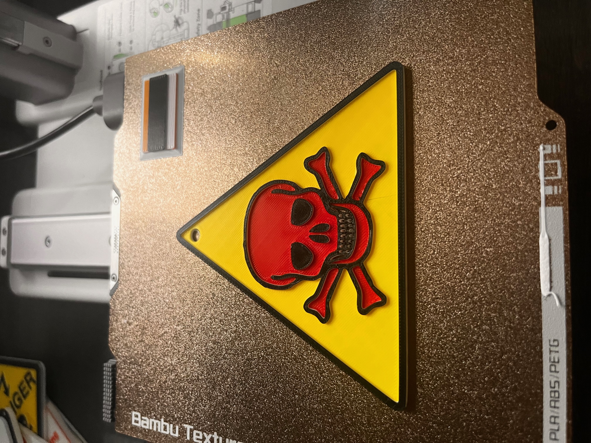 Danger sign by Dinozzo | Download free STL model | Printables.com