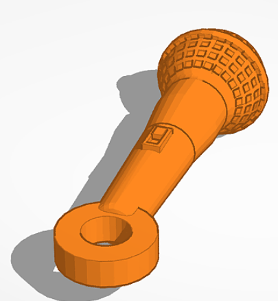Microphone Keychain por Kdjot | Descargar modelo STL gratuito ...