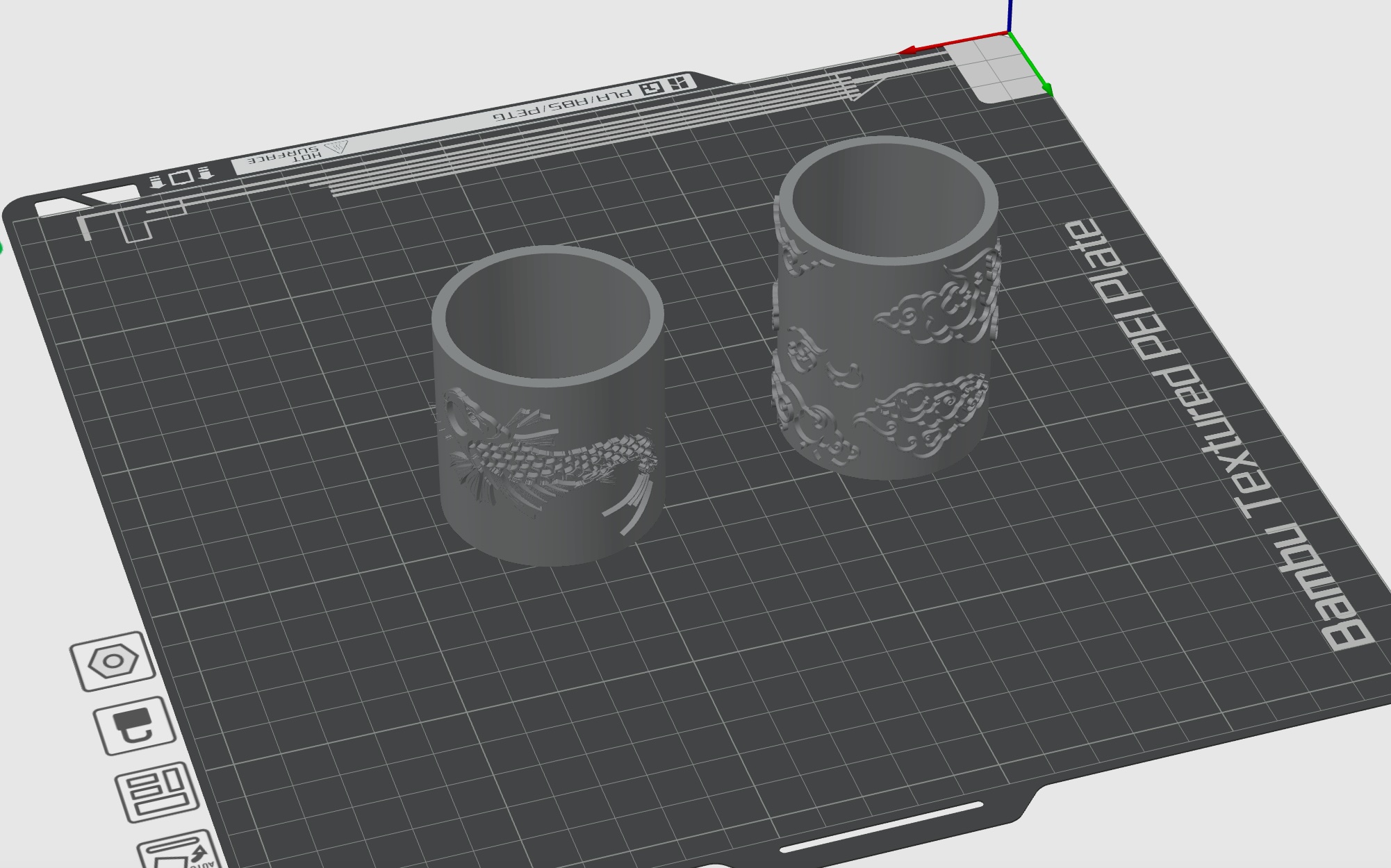 Zen Garden Sand Stamps Koi and Clouds by YoPrint3 | Download free STL ...