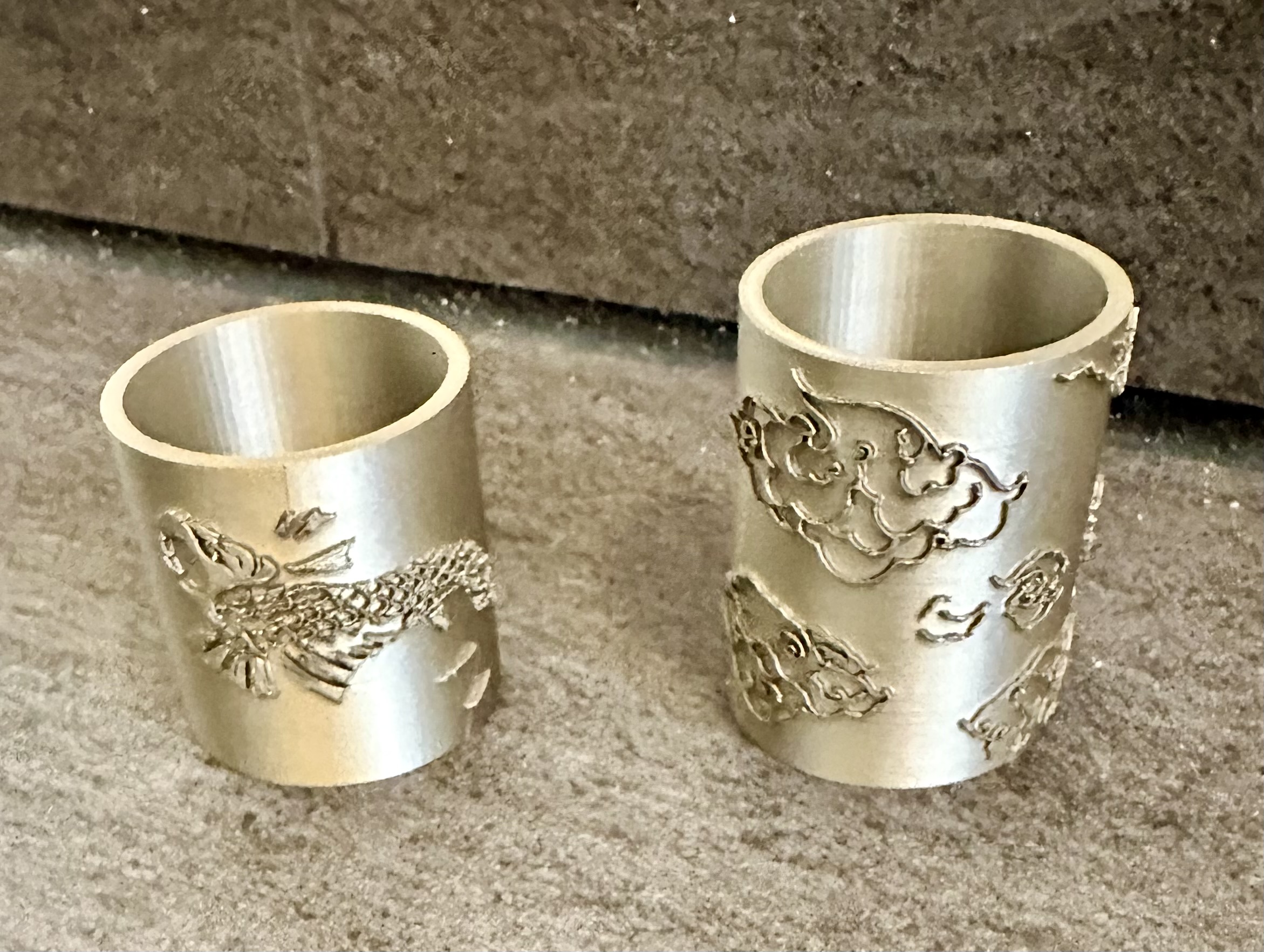 Zen Garden Sand Stamps Koi and Clouds by YoPrint3 | Download free STL ...