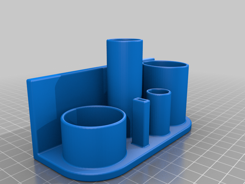 Bathroom Toothbrush Organizer and Tablet holder by MaOl | Download free ...