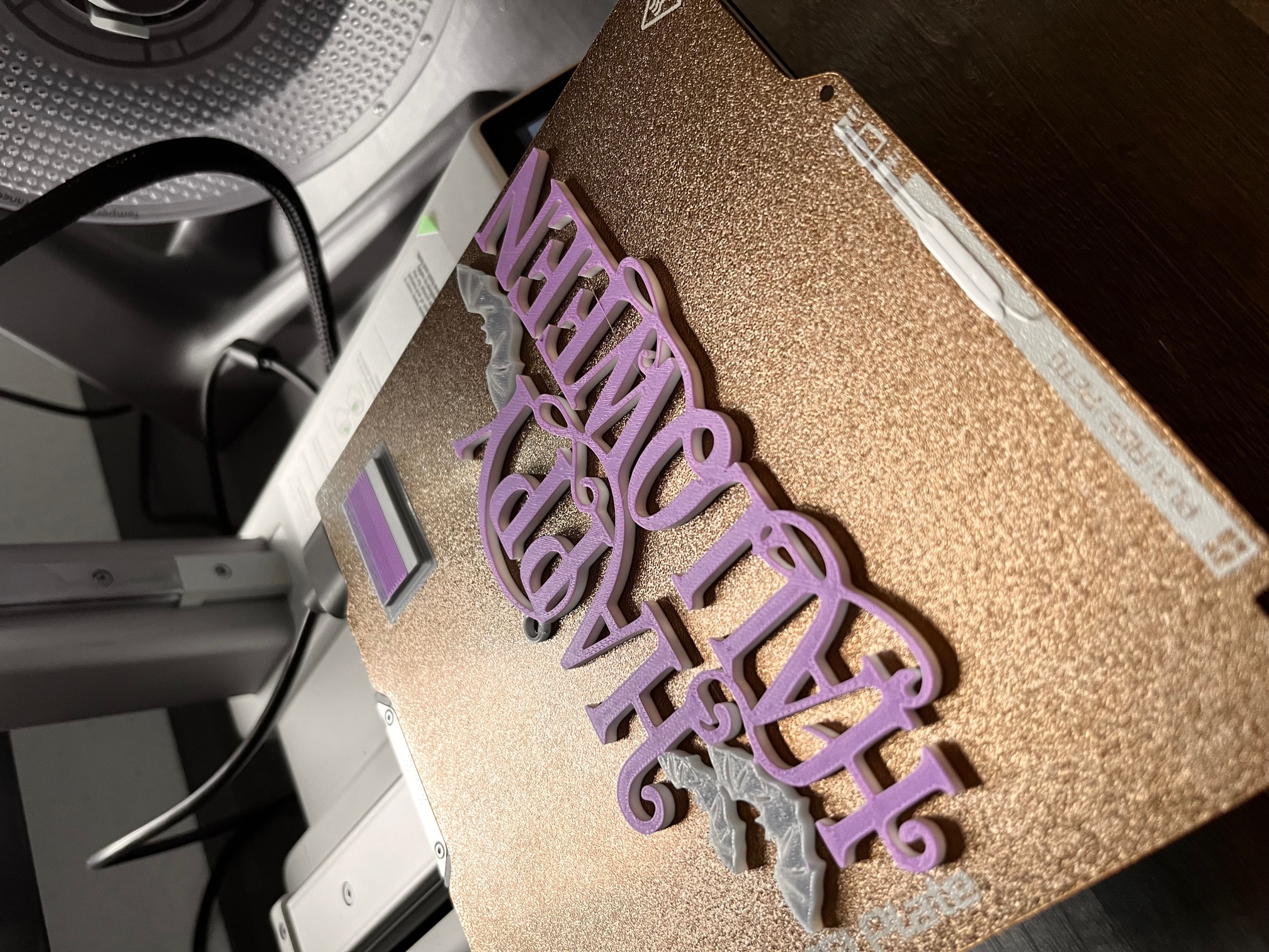 Halloween bat sign Hanging by Dinozzo | Download free STL model ...