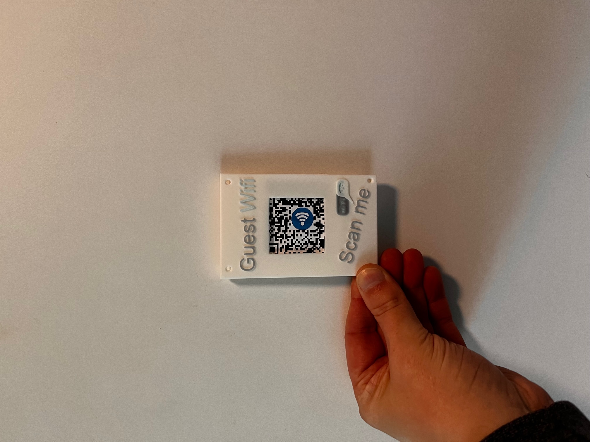 Wifi QR code guest network scan por Dinozzo | Descargar modelo STL ...