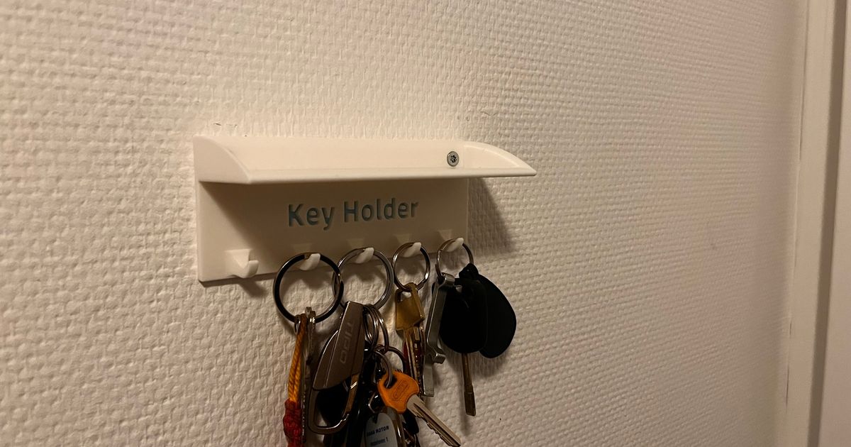 Key holder by Dinozzo | Download free STL model | Printables.com