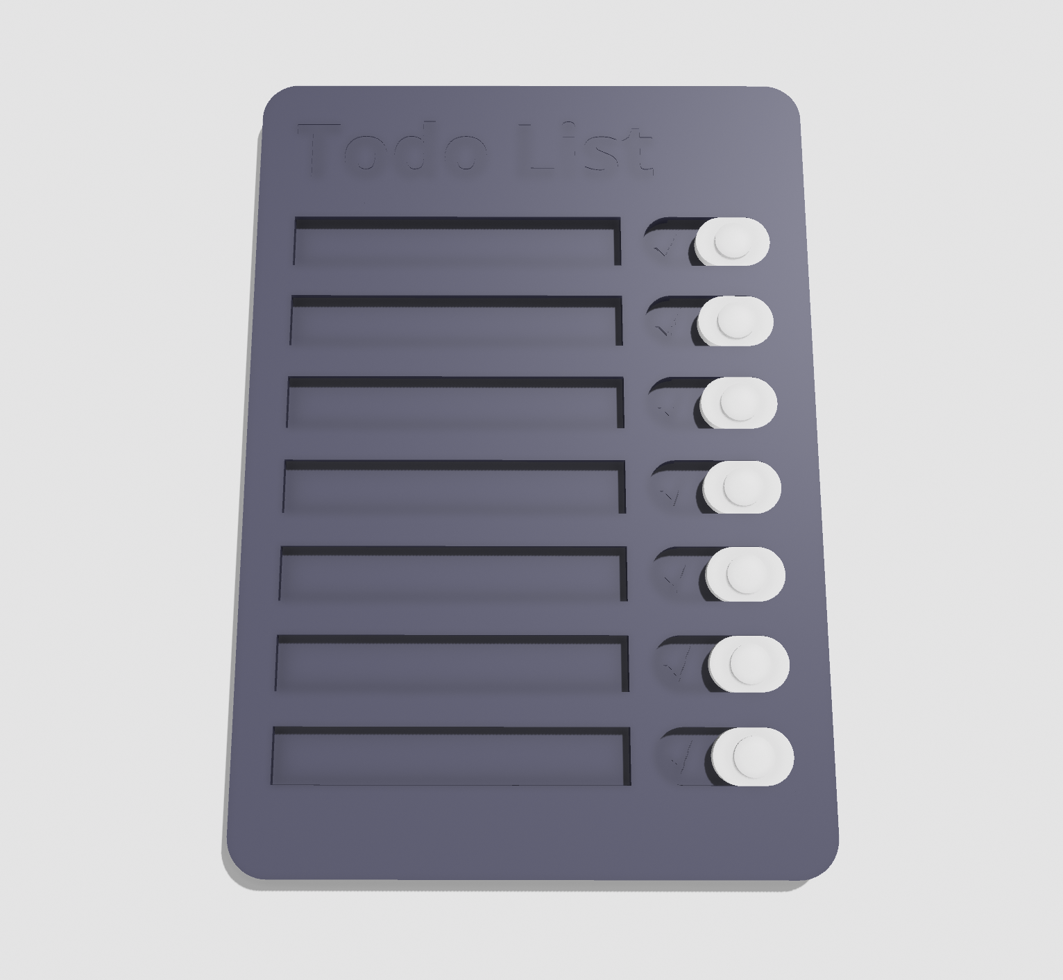 Todo list organizer by Daniel Oosterhuis | Download free STL model | Printables.com