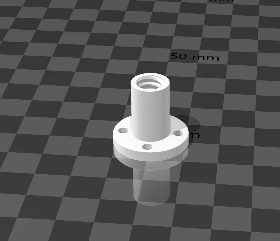 T8 Lead Screw Nut Pitch 2mm by Medelis3D | Download free STL model ...
