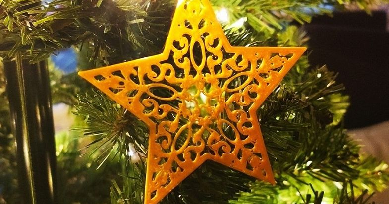 Xmas Tree Star & Topper by Medelis3D | Download free STL model ...
