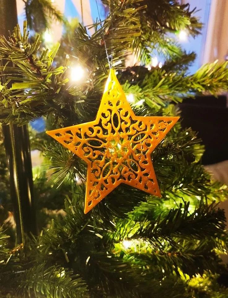 Xmas Tree Star & Topper by Medelis3D | Download free STL model ...