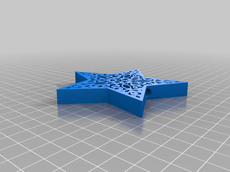 Xmas Tree Star & Topper by Medelis3D | Download free STL model ...