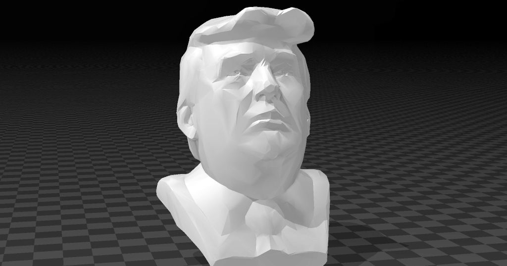 US President Donald J. Trump by Medelis3D | Download free STL model ...