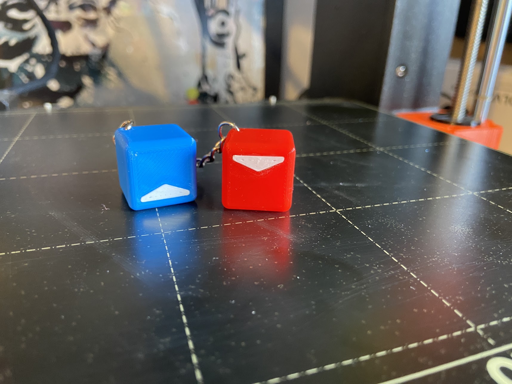 Beat Saber blocks keychain by Damian | Download free STL model ...