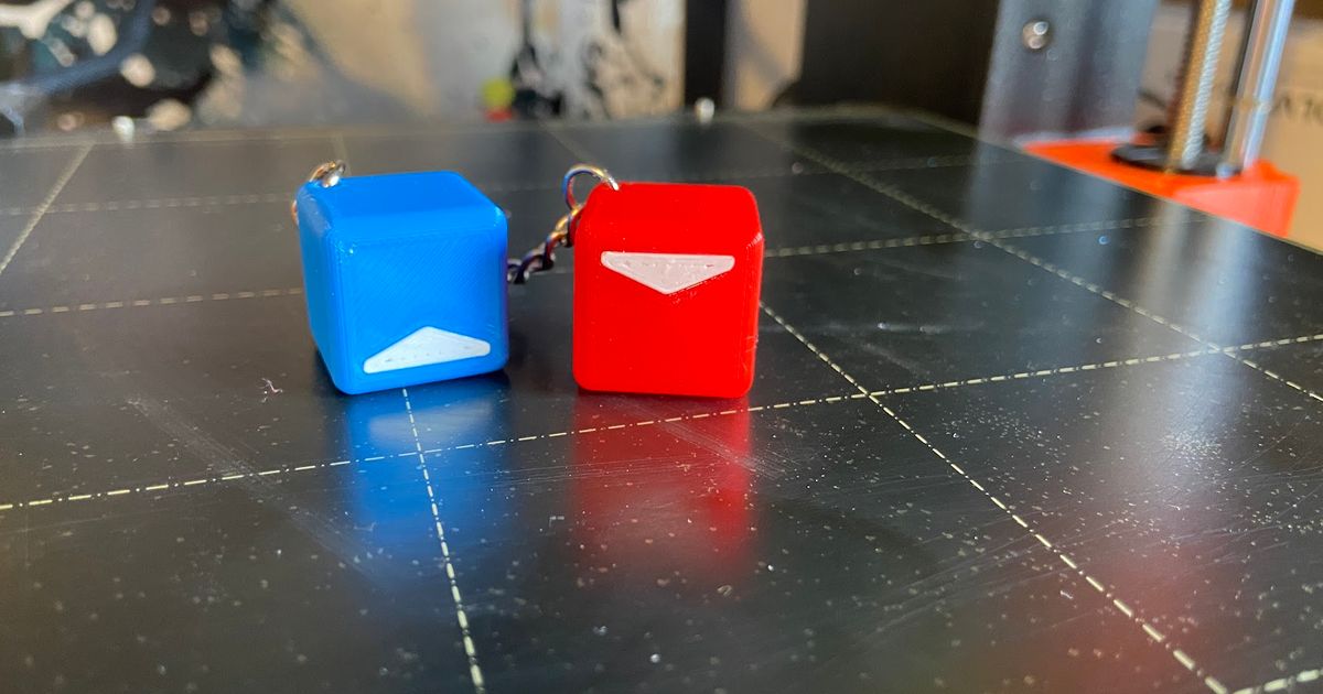 Beat Saber blocks keychain by Damian | Download free STL model ...